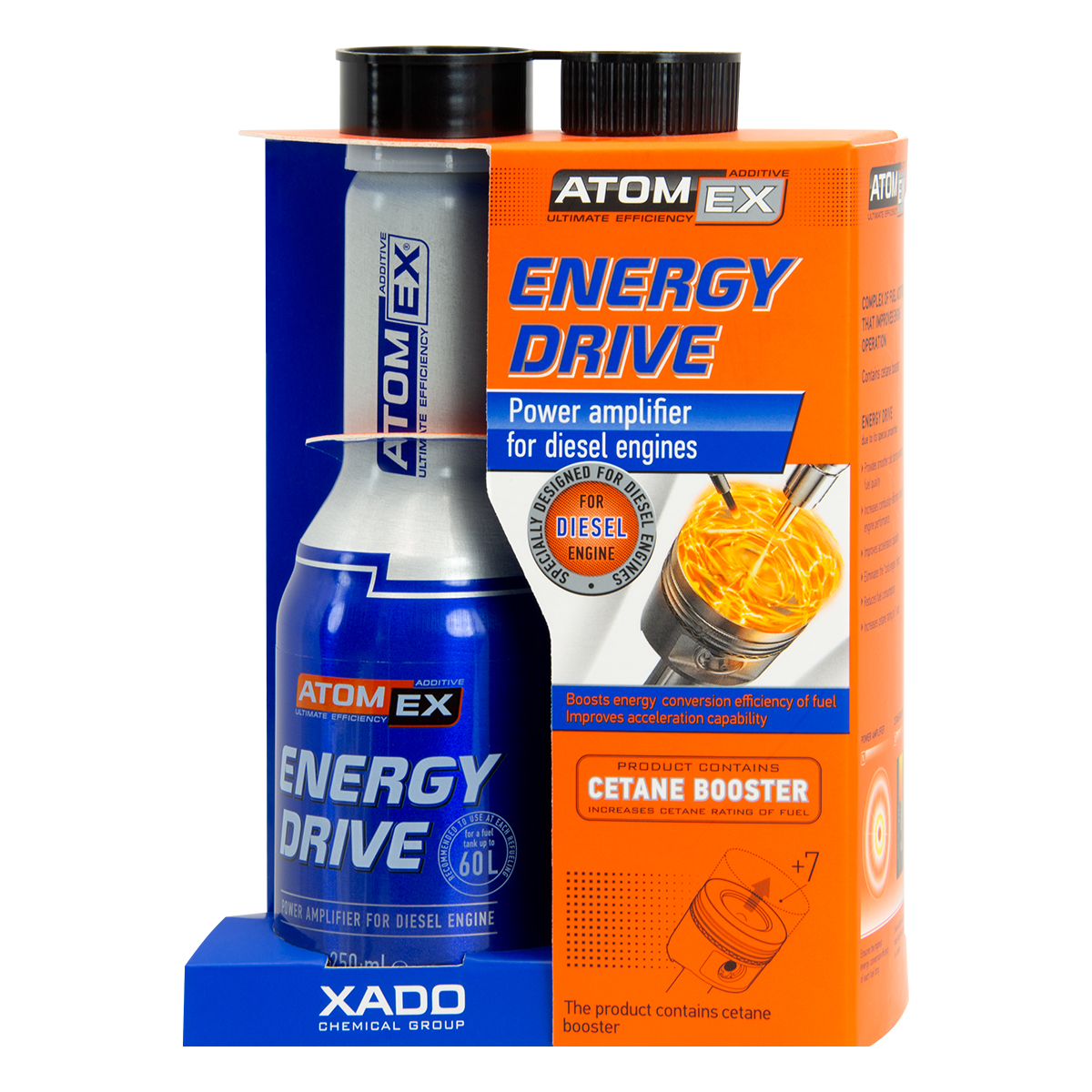 Присадка в дизельне пальне XADO ATOMEX Energy Drive (Diesel) • Краща ...